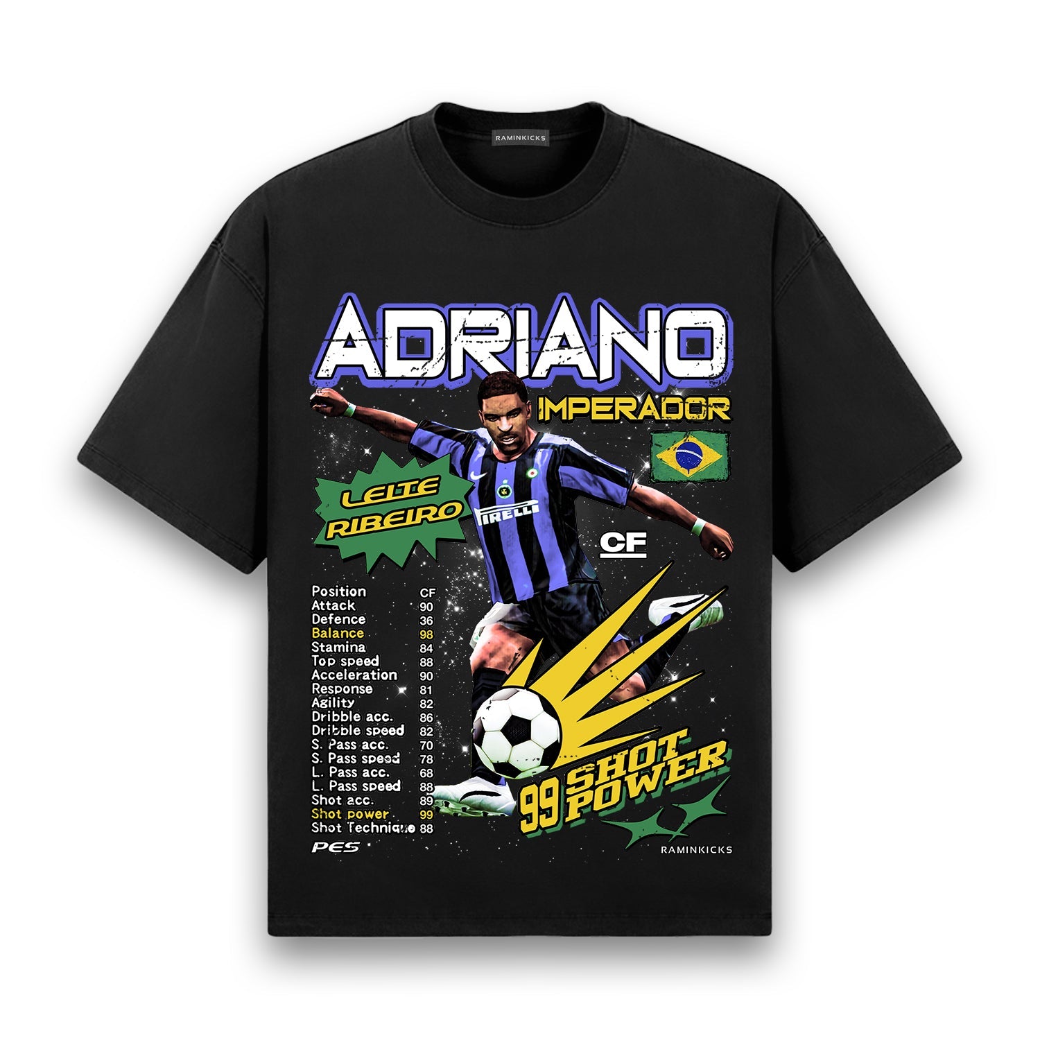 Adriano Imperador T-Shirt | Unique Design on Ramin Kicks – RAMINKICKS