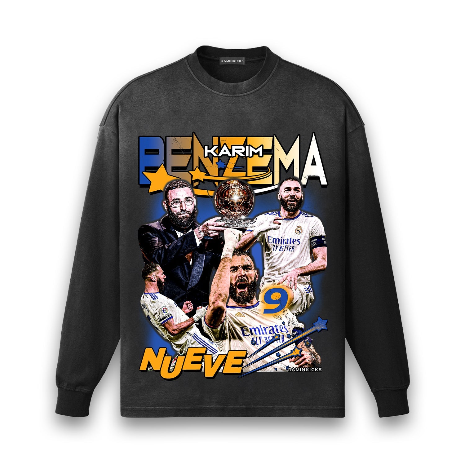 Karim Benzema Longsleeve Shirt - Premium Quality Fashion – RAMINKICKS