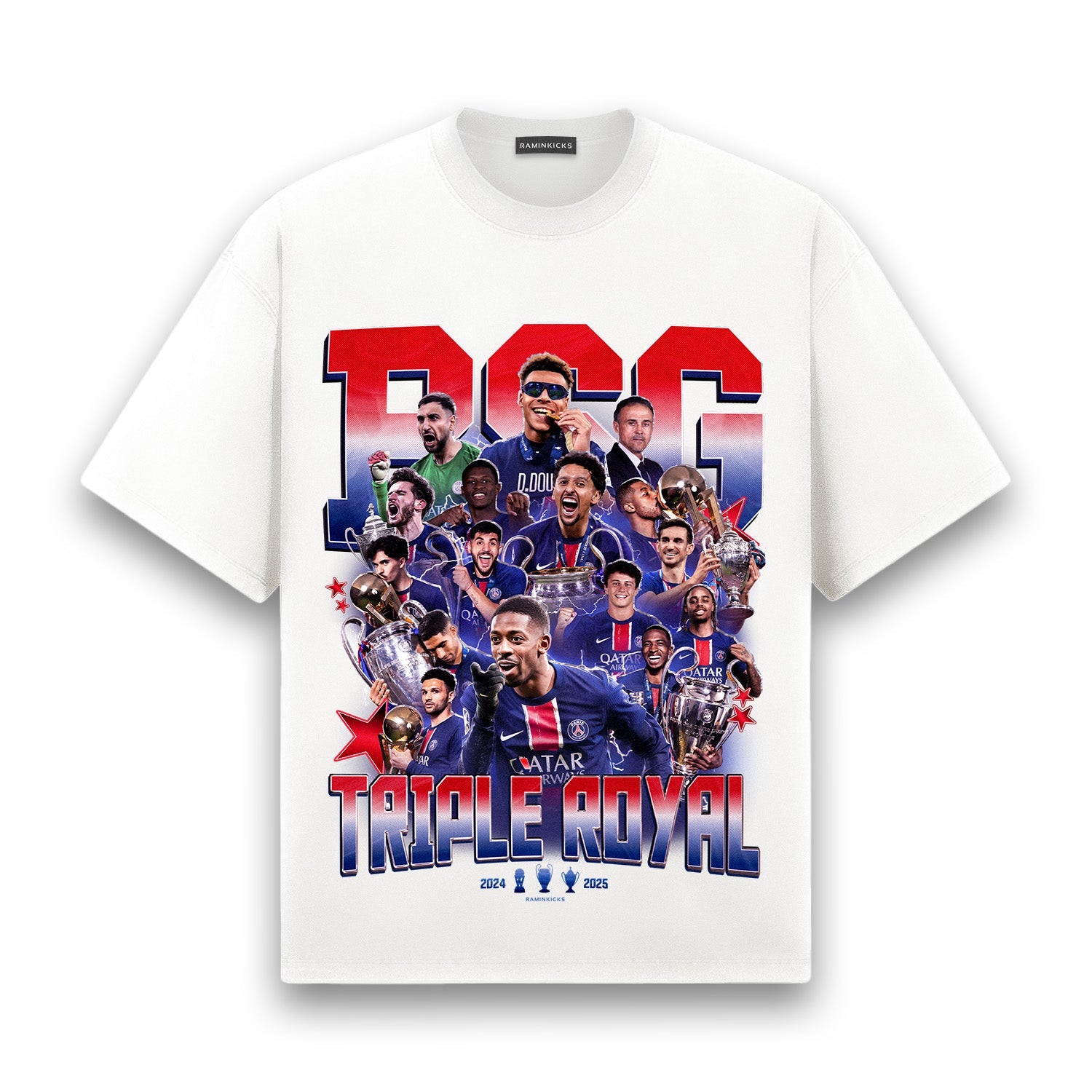 PSG TREBLE (2025) "T-SHIRT" – RAMINKICKS